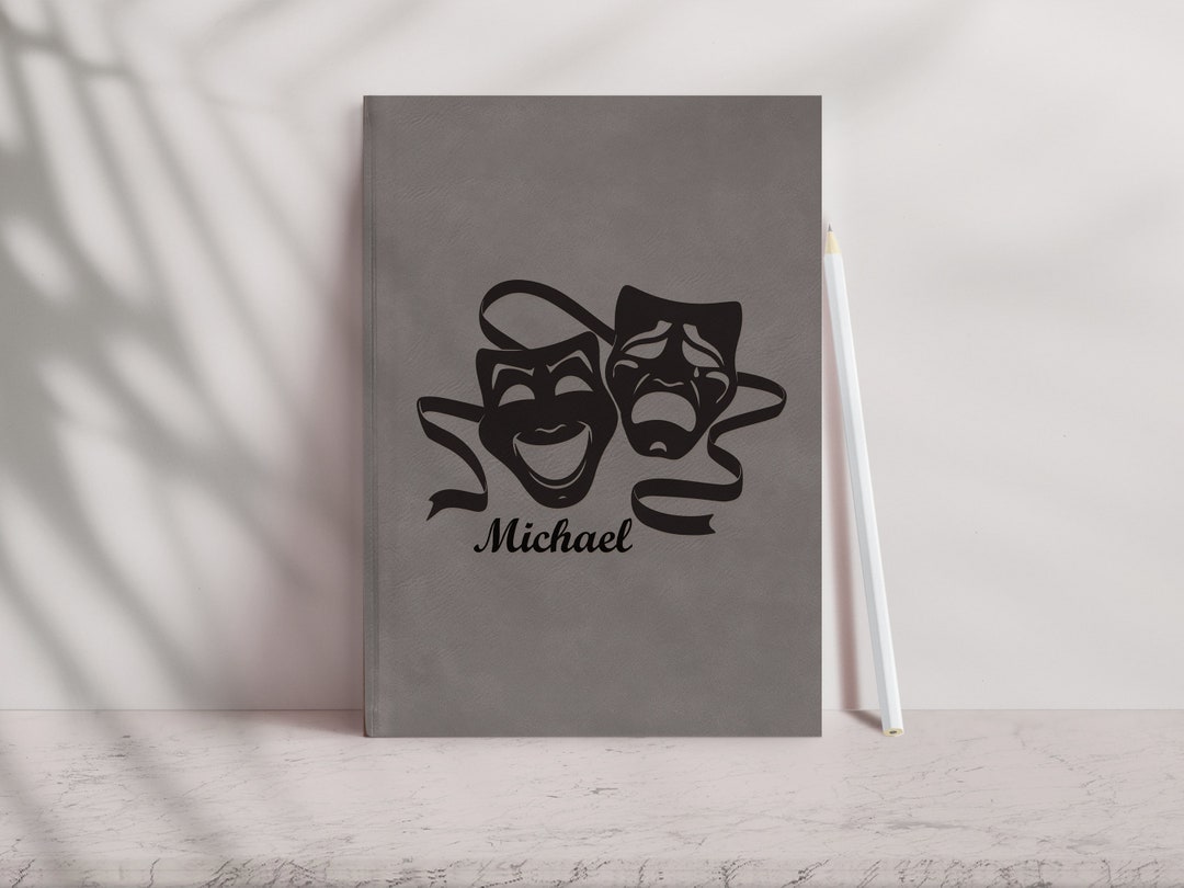 Theatre Gifts, Theatre Masks Notebook, Theater Gift, Gift for Actor or ...