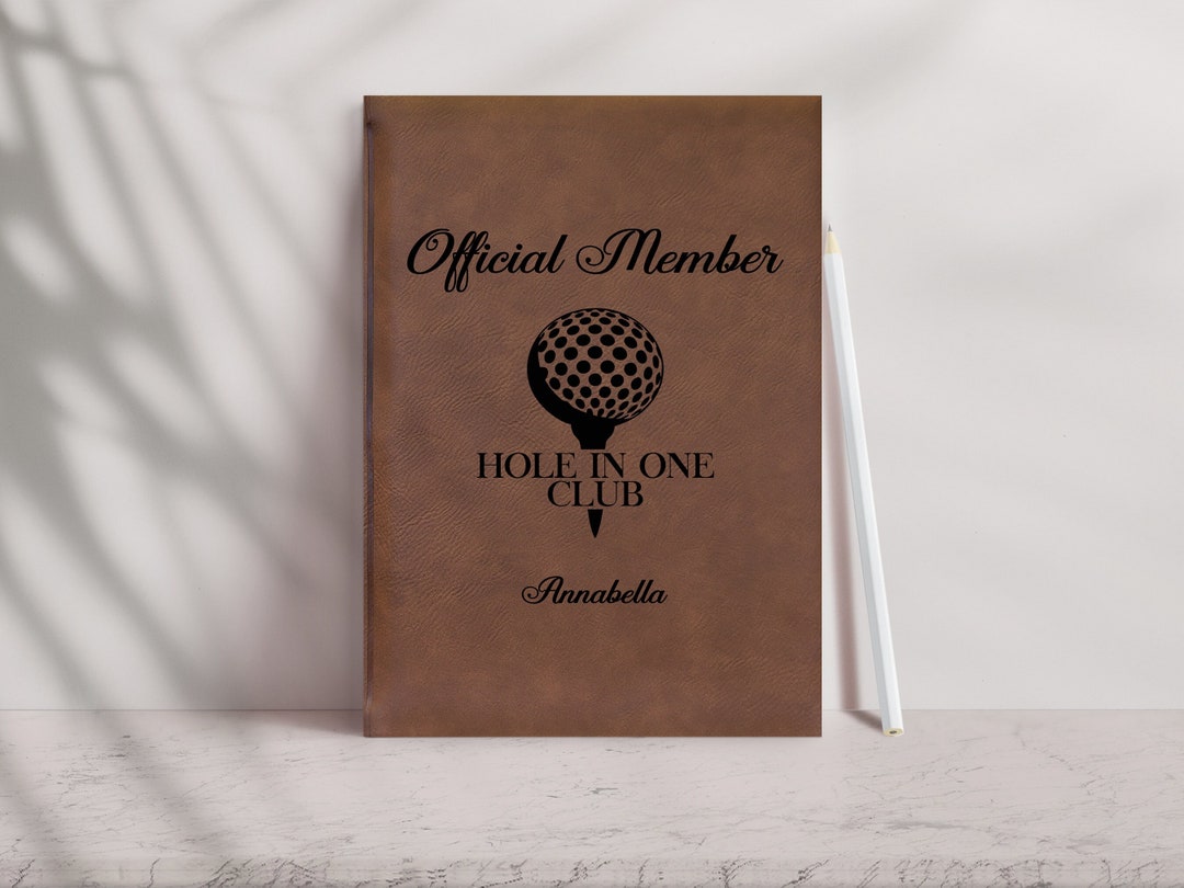 Personalized Golf Journal, Hole in One, Golf Lovers Journal, Golf ...