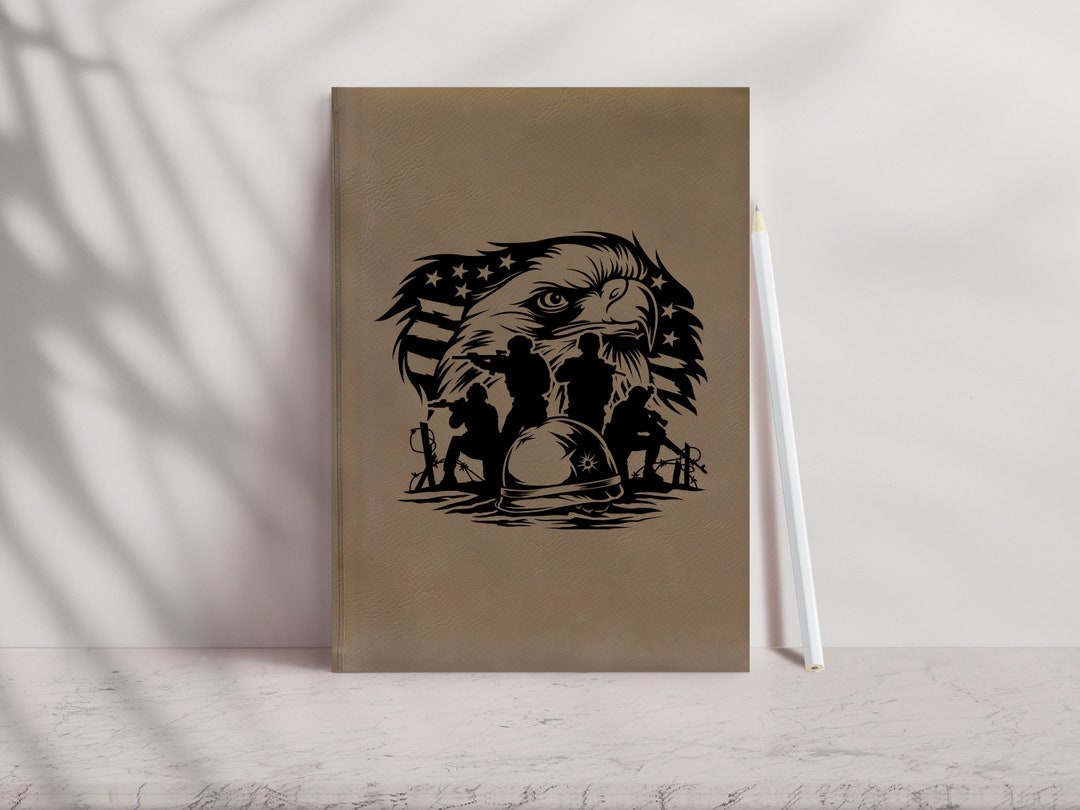 Patriotic Journal, American Flag Notebook, Military Gifts, Patriotic ...