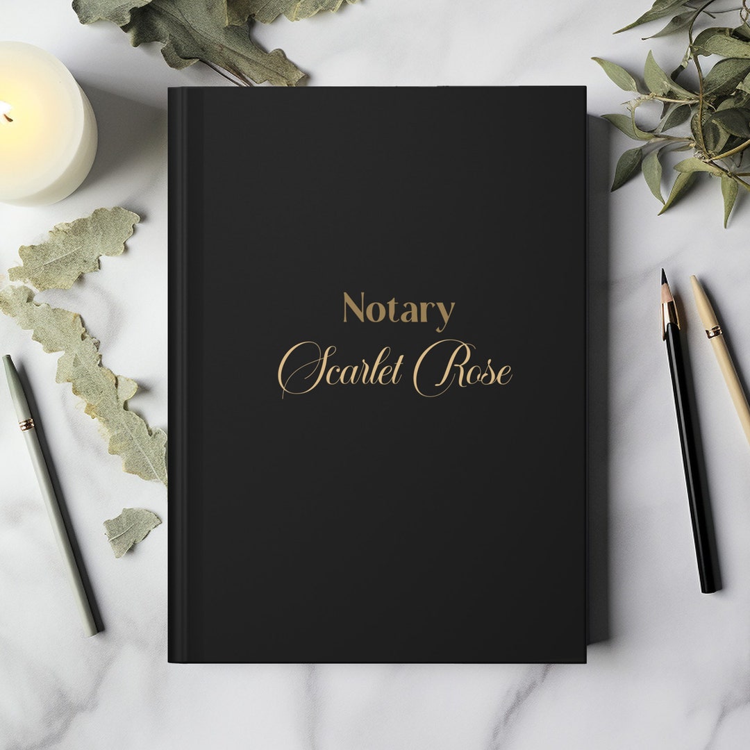 Personalized Notary Journal, Notary Public Log Book, Custom Gift for ...