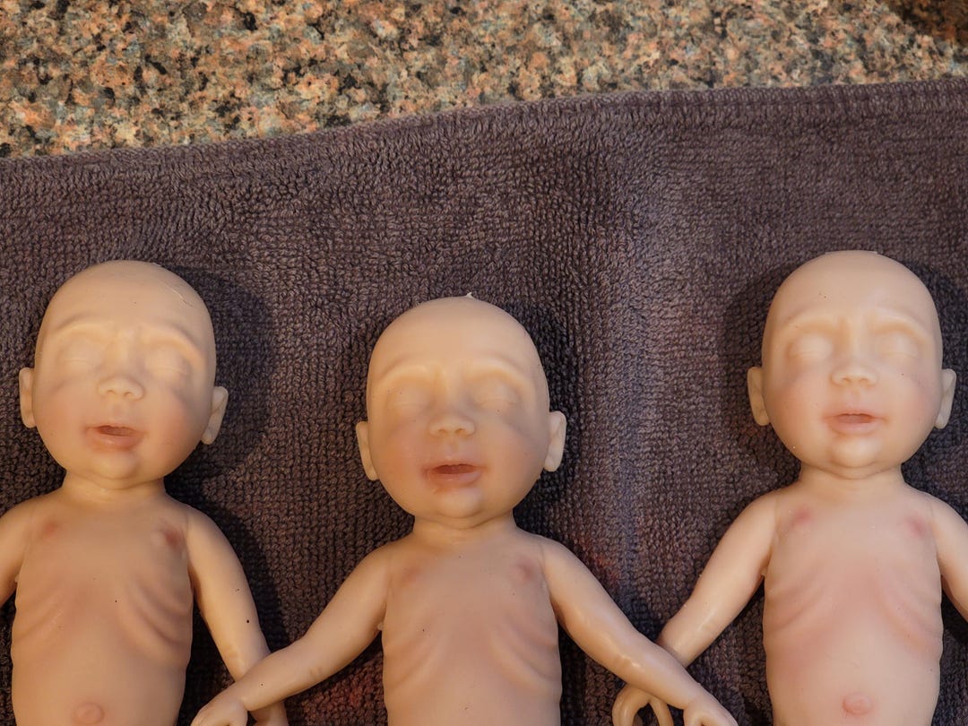 Boo Boo Full Body Silicone Baby Girl Doll 7 Inch "penelope" - Etsy