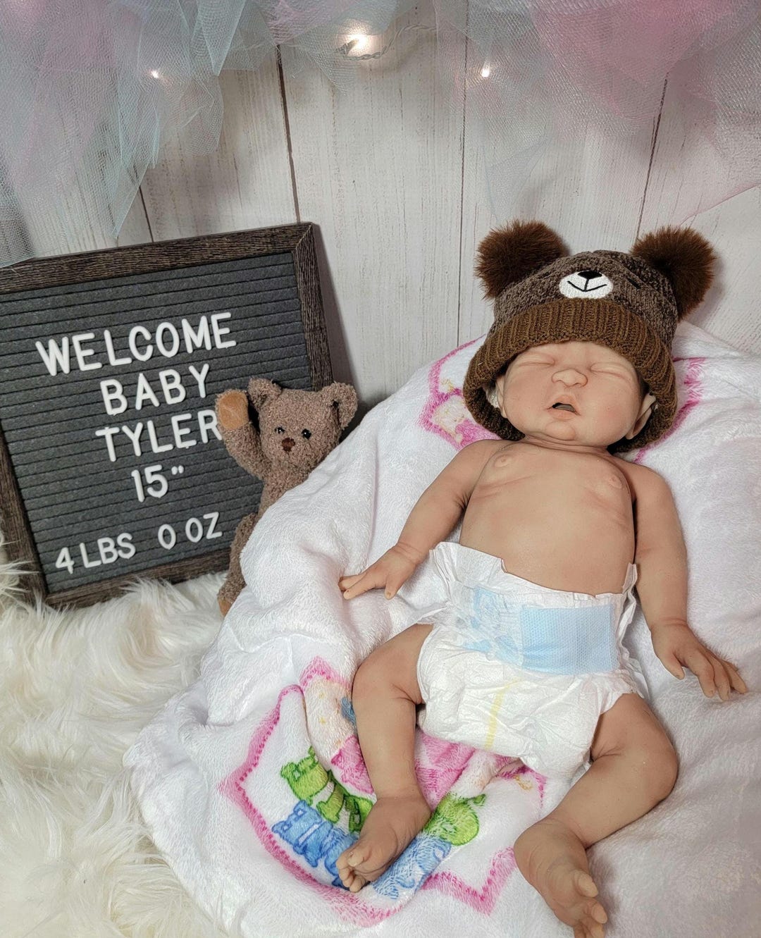 Handmade 15" Silicone Baby Boy Doll "tyler" Enhanced Realism Edition - Etsy