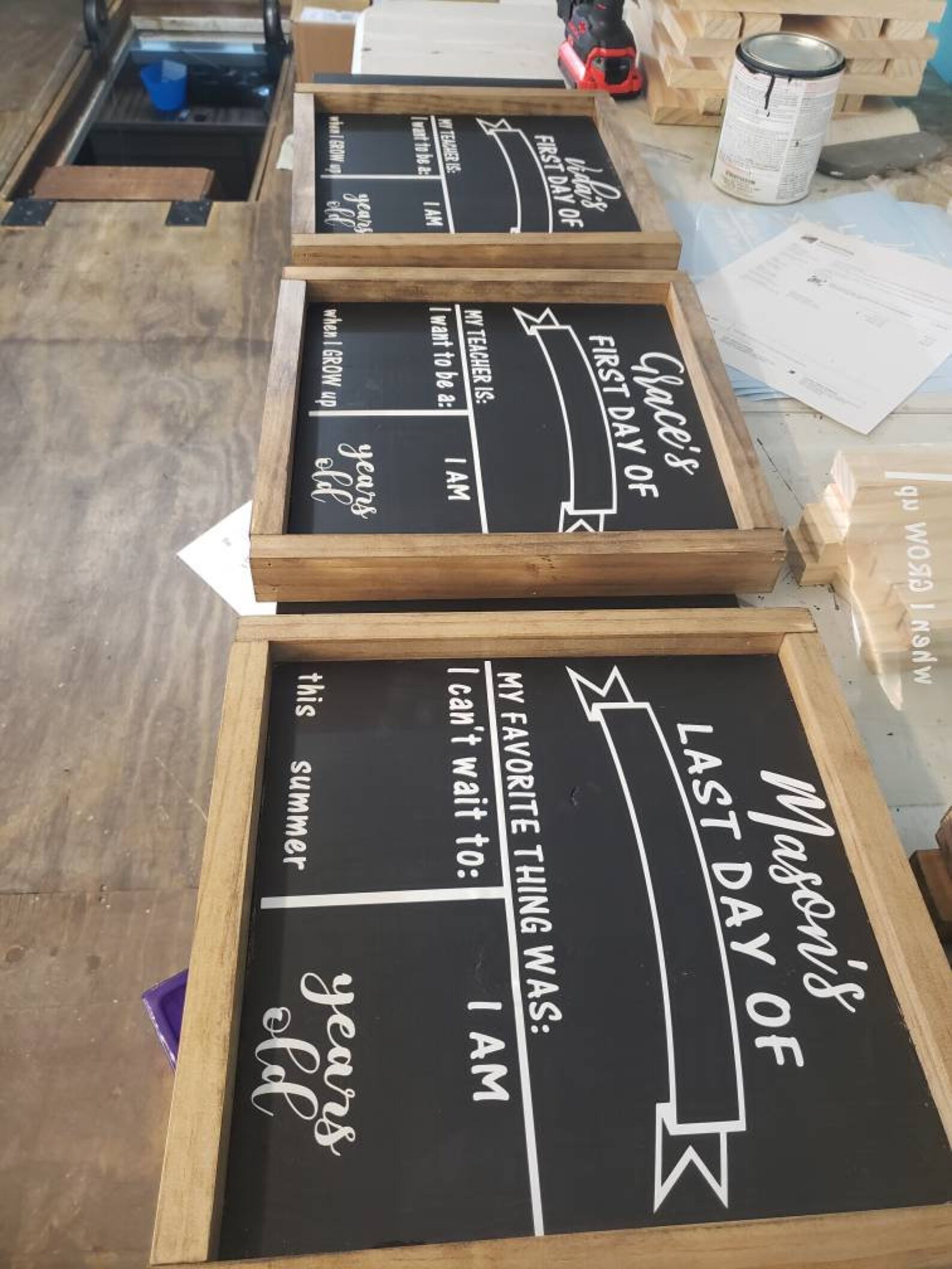 Back to School Sign, 1st and Last Day of School Chalkboard, Chalk Board ...