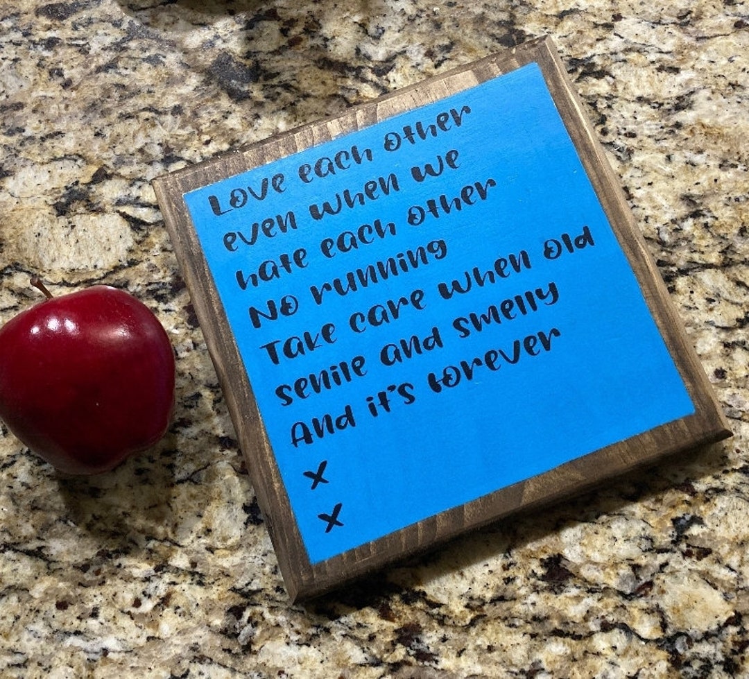 9 1/4 Squared Greys Post It Note, Greys Sign, Post It Note Married ...