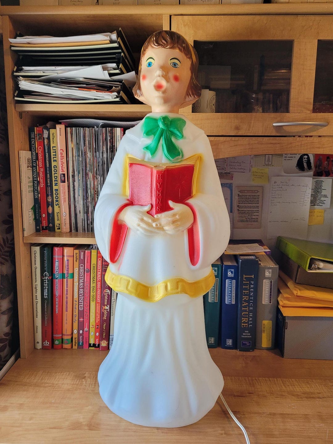 Choir Girl Blow Mold - Works - Vintage Christmas - Empire - Etsy