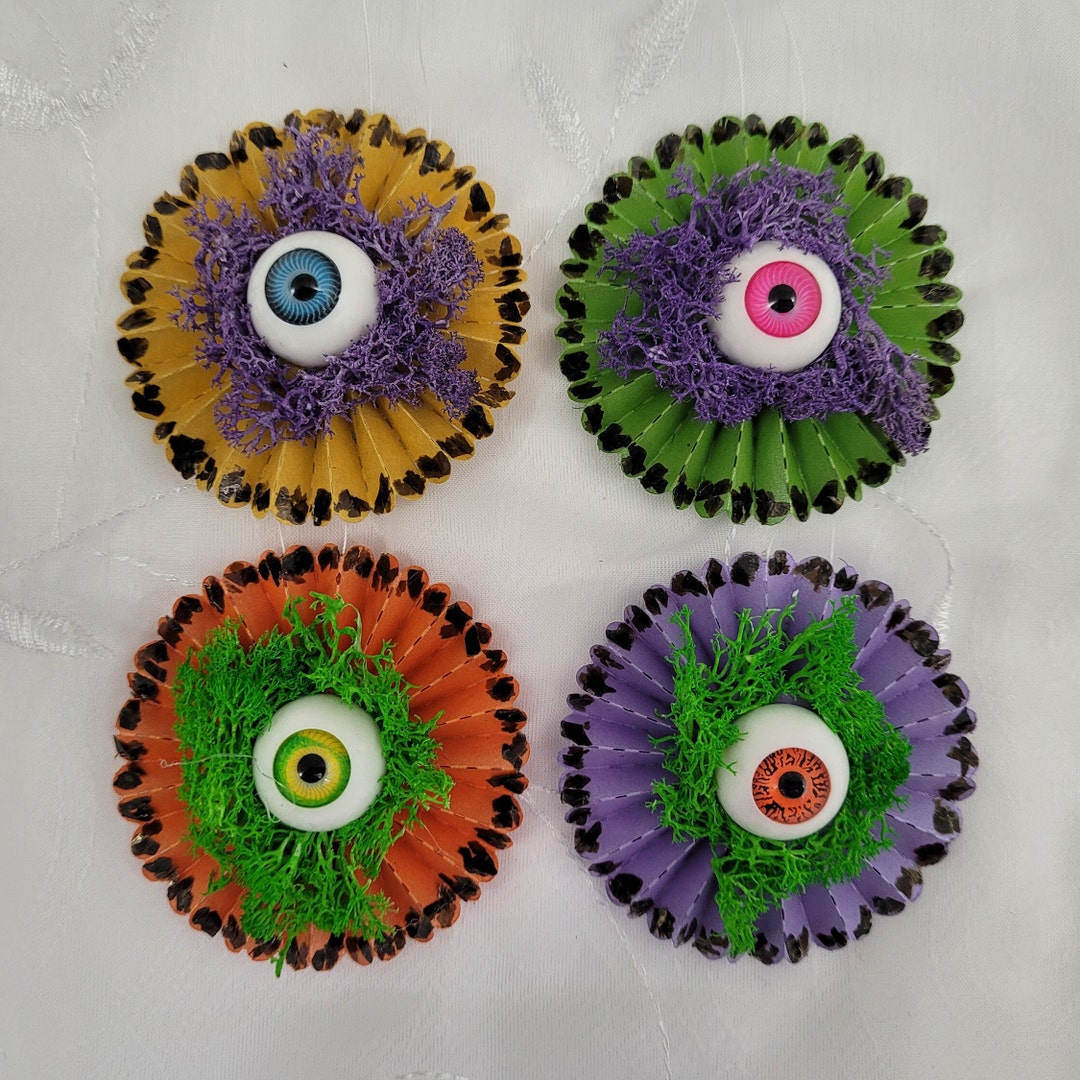 Jeepers Creepers Eyeball Ornaments - Handmade - Pick One - Halloween ...