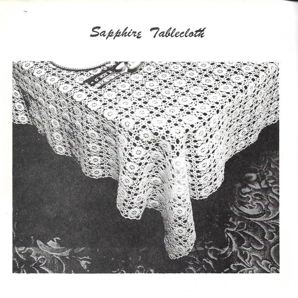 Crochet Lace Tablecloth Patterns - Etsy