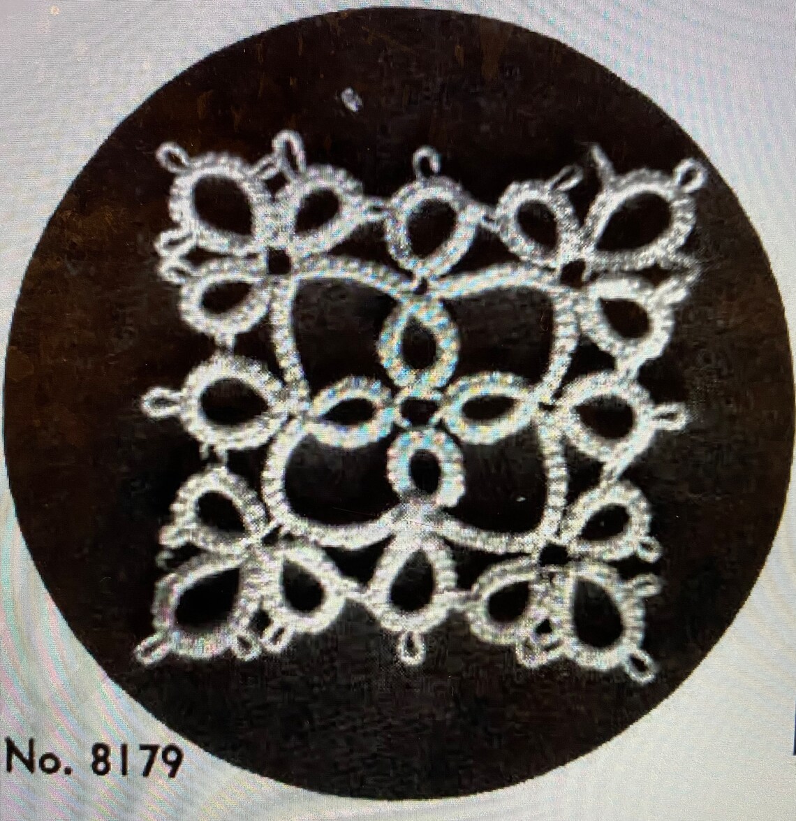 Vintage Tatting Pattern No 8179 From 1938, Rewritten Vintage Tatting ...