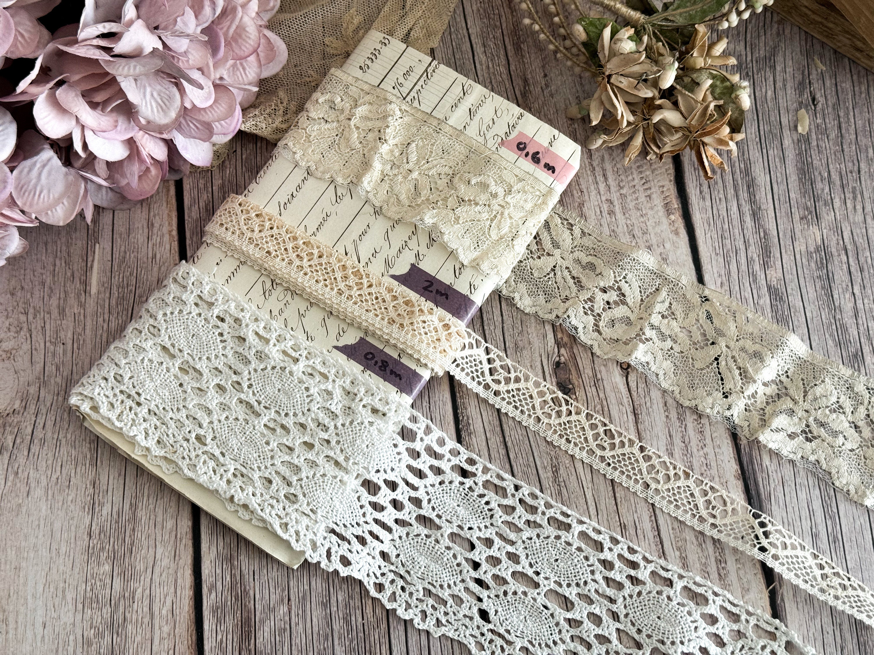 Vintage French Lace Trim Set