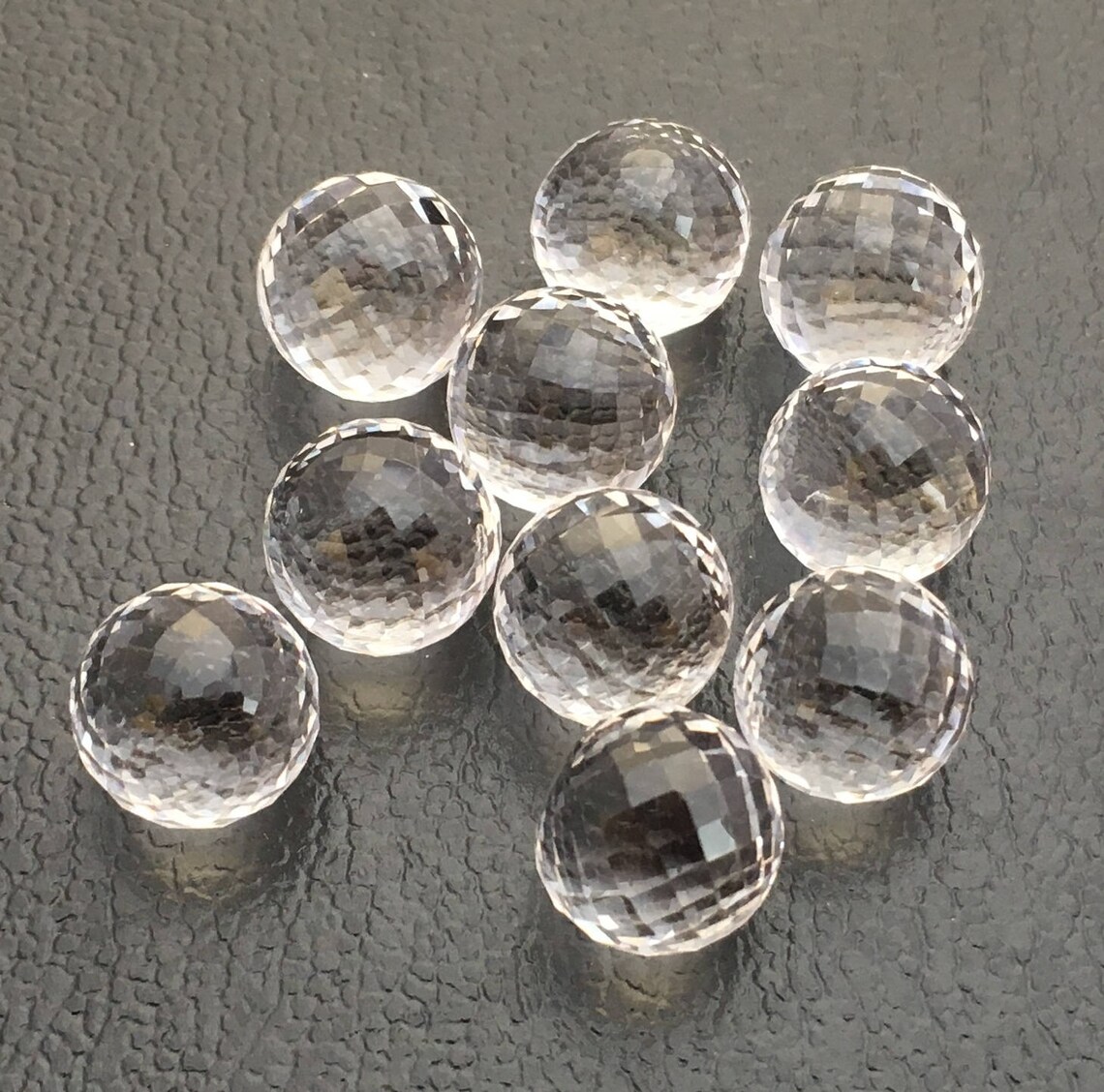 Faceted Rock Crystal Ball Drops, Fine Jewelry Making (8MM, 10MM) - Etsy