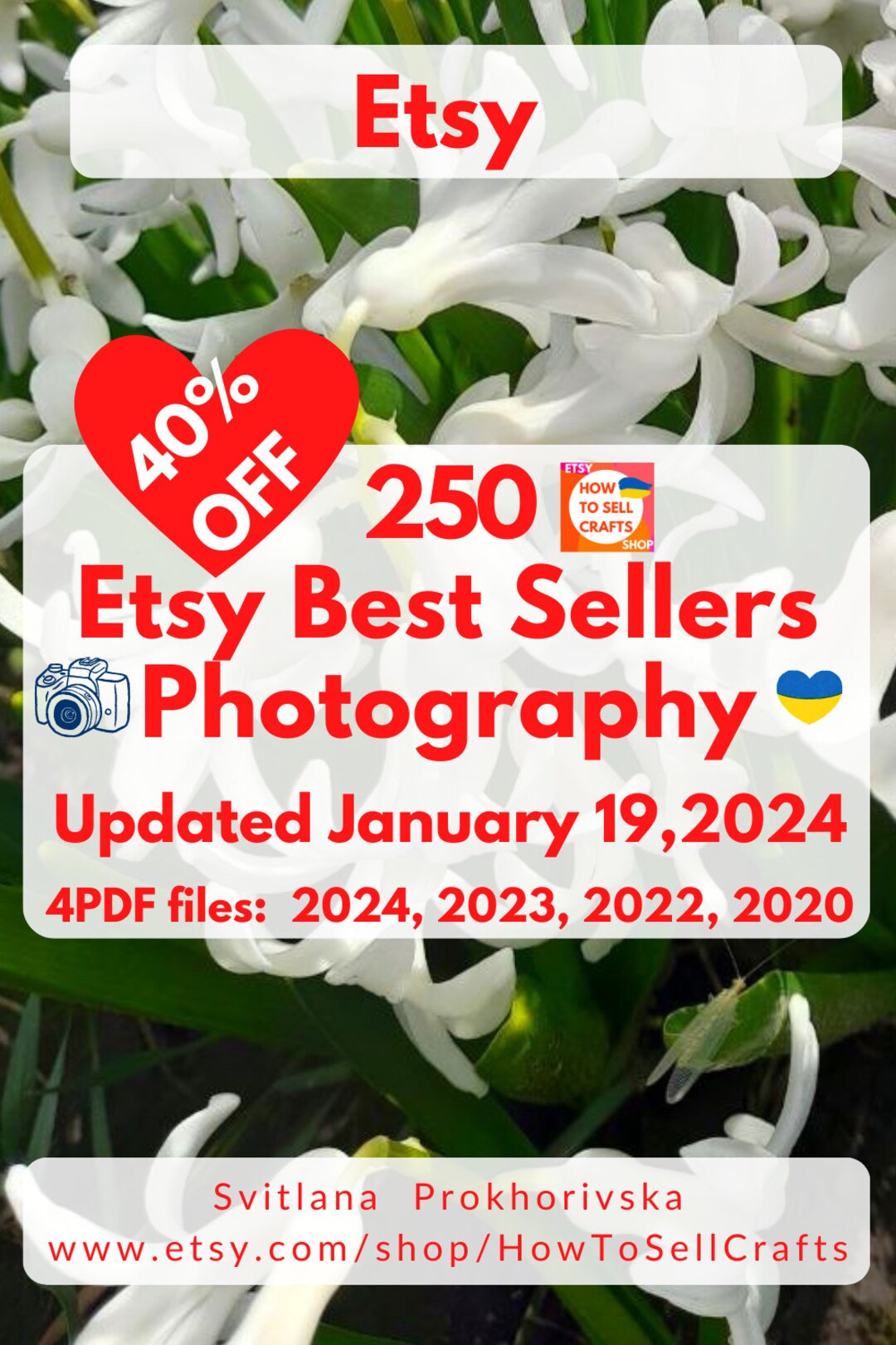 Best Sellers 2024 Photography TOP Sellers 2024 on Etsy 4 PDF Files ...