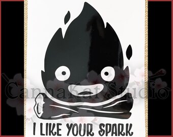 Howl's Moving Castle Sophie & Howl Vinyl Decal - Etsy