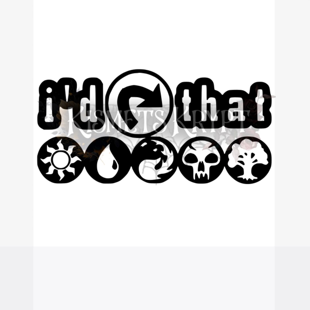 Magic the Gathering Decal Sticker Card Game Cards Dice Gaming Tabletop ...