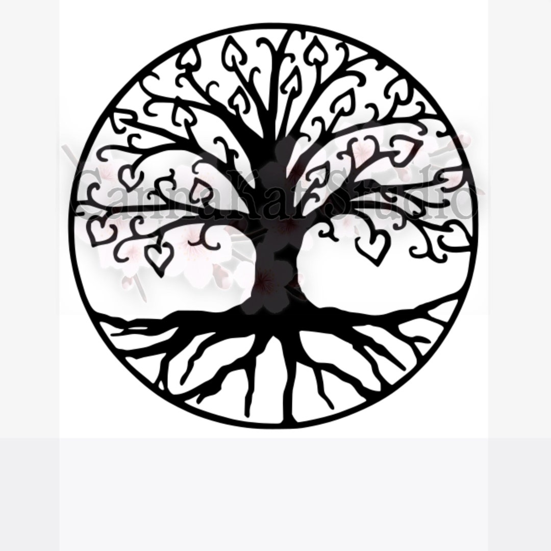 Tree of Life Vinyl Decal Bumper Sticker Yddgrasil Pagan Spiritual ...