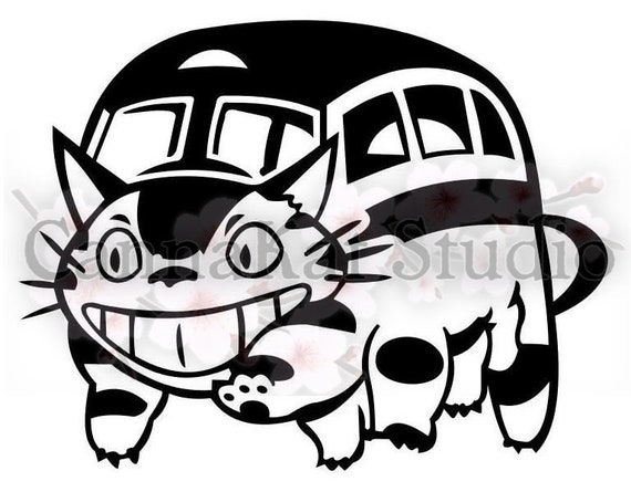 Totoro Cat Bus Drawing