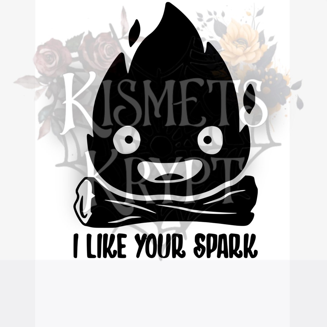 Calcifer Decal Sticker Vinyl Bumper Car Ghibli Howl's Moving Castle ...