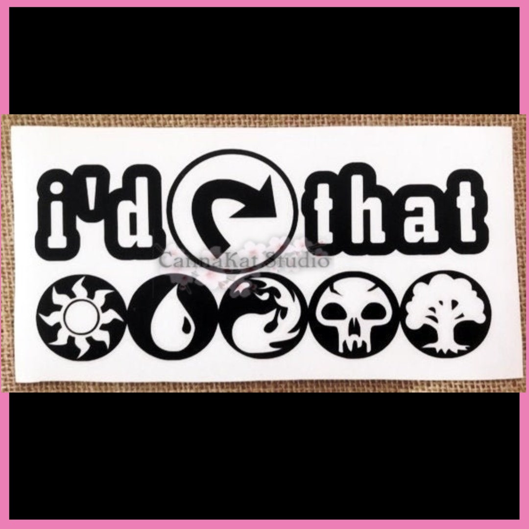 Magic the Gathering Decal Sticker Card Game - Etsy