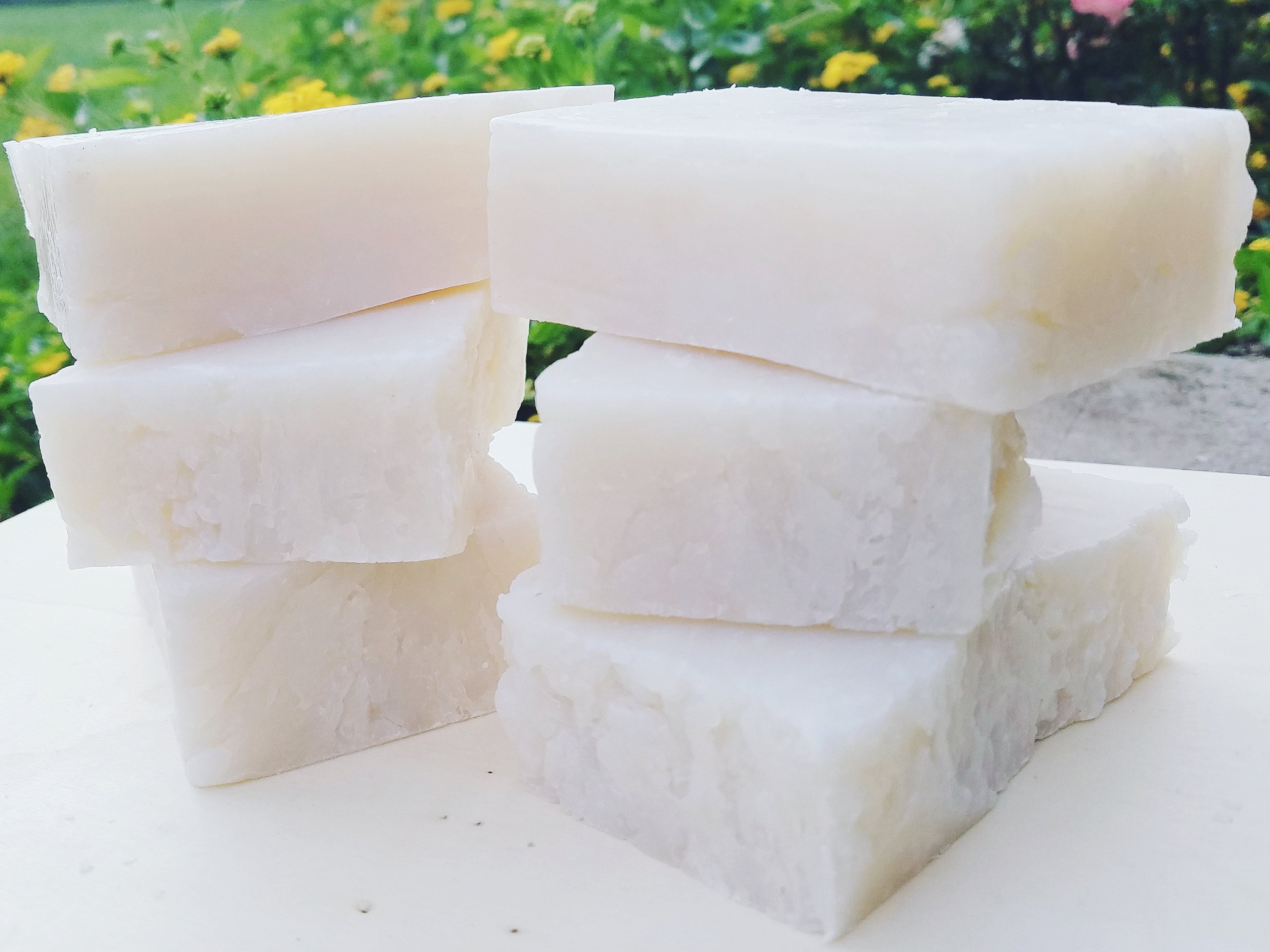 Coconut Oil Soap Bar With Kaolin Clay | Rustic Organic Coconut Soap ...