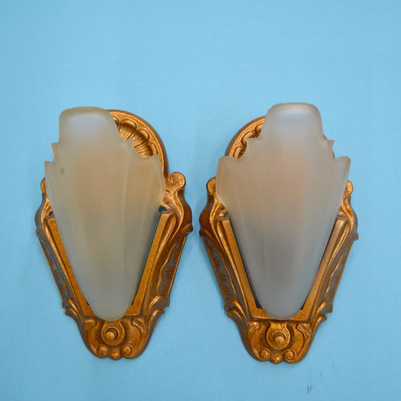 Art Deco Sconce - Etsy
