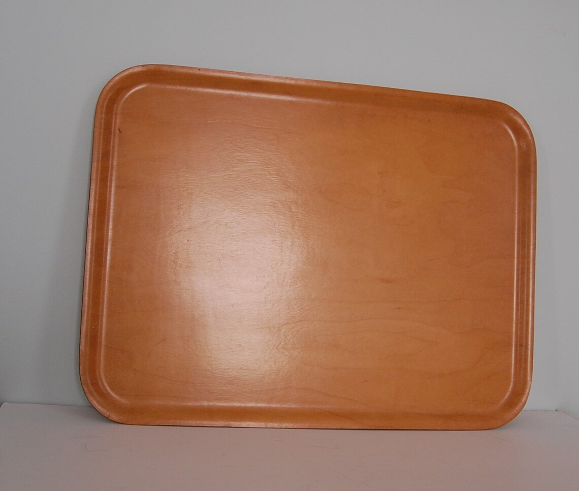 Konga Krona Modern Swedish Plastic Laminated Wood Tray. - Etsy