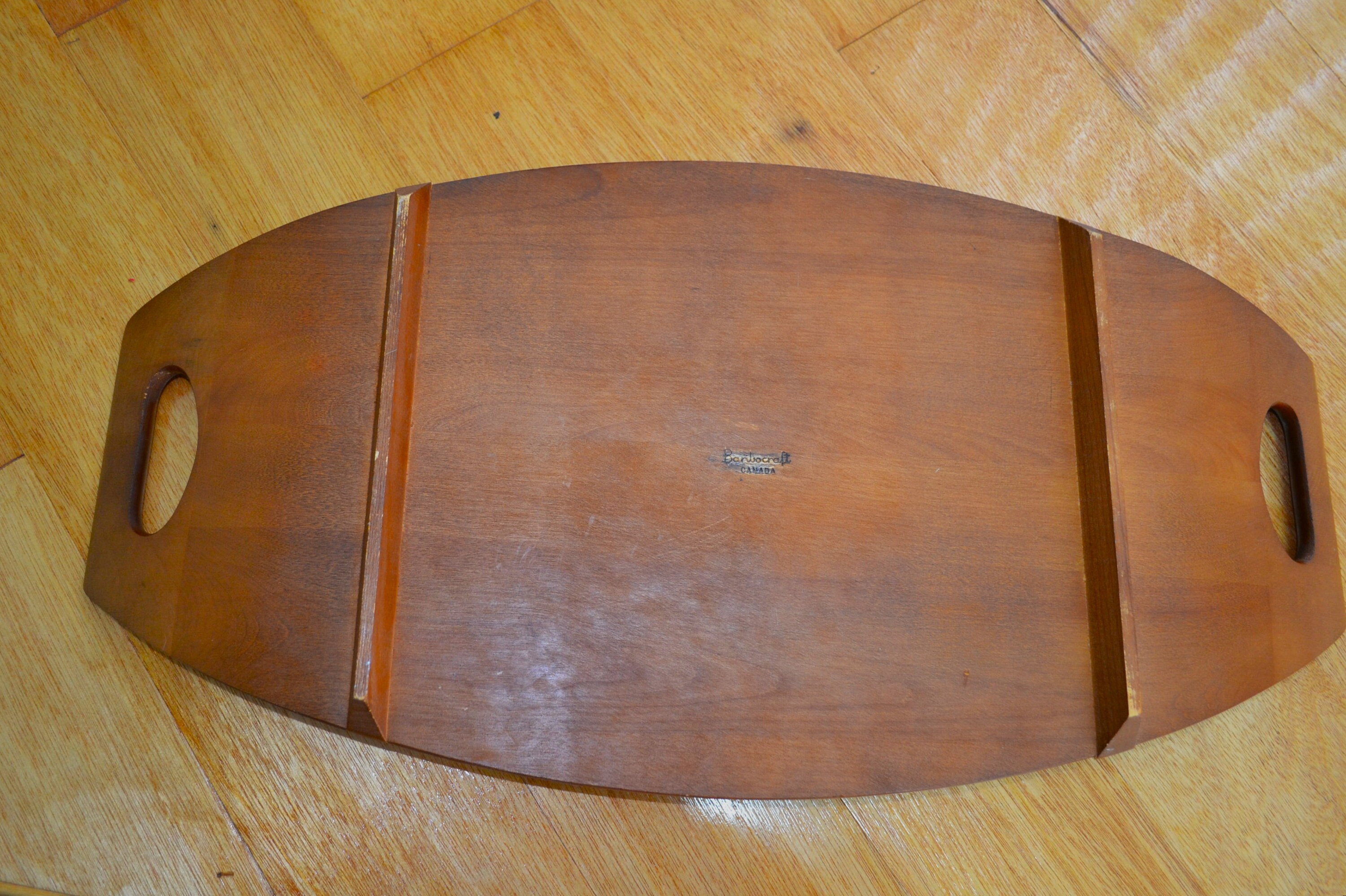 Maple Wood Curved Serving Tray by Baribocraft Quebec, Canada - Etsy