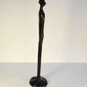 Bronze Elongated Sculpture of a Couple. "two Become One" Created by ...