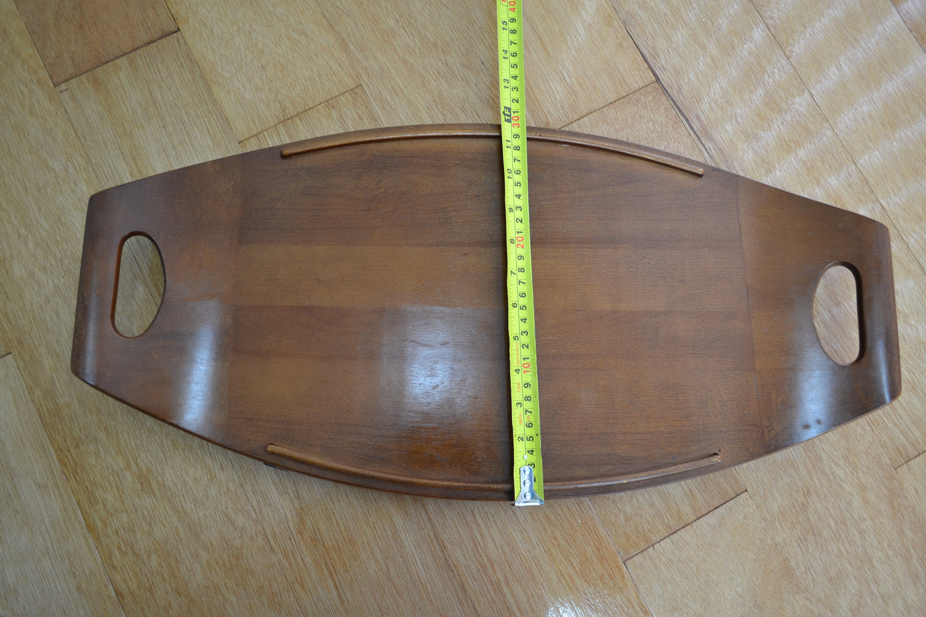 Maple Wood Curved Serving Tray by Baribocraft Quebec, Canada - Etsy