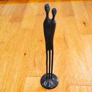 Bronze Elongated Sculpture of a Couple. "two Become One" Created by ...