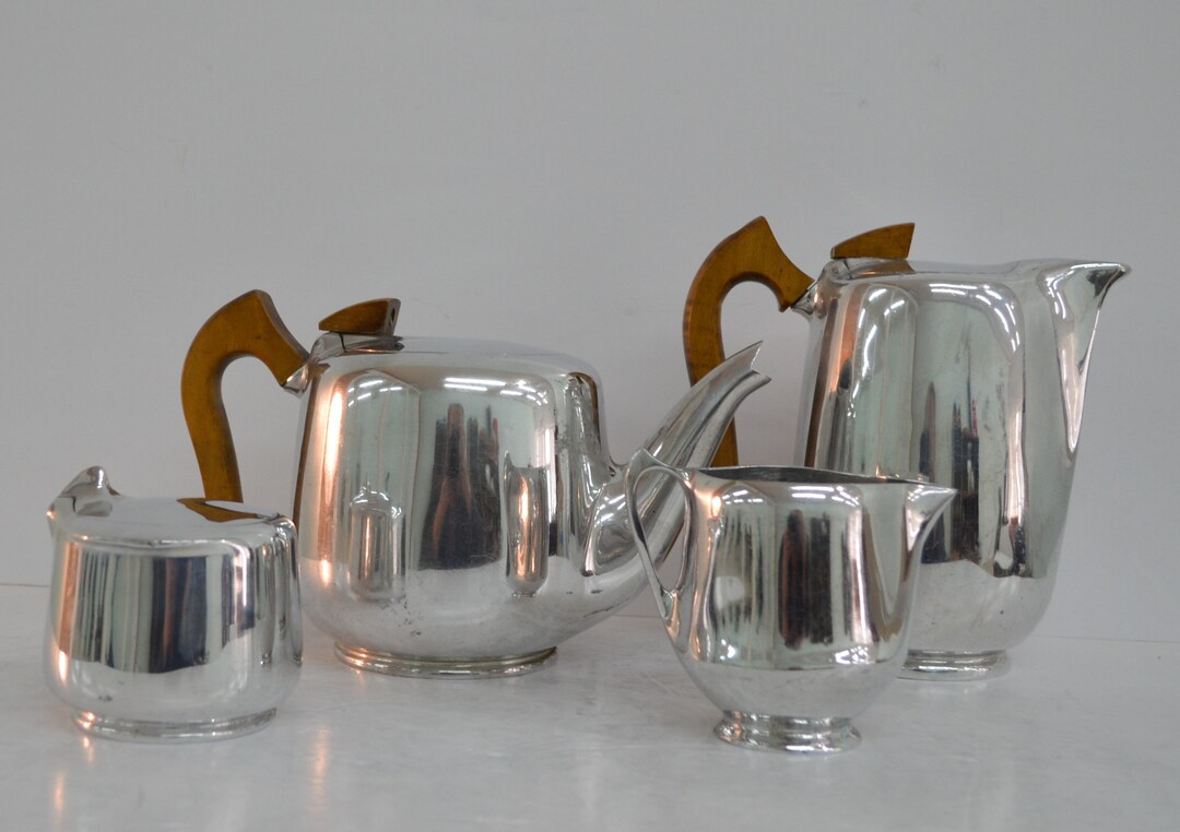 Mid Century Modern Picquot Ware Service/ Tea and Coffee Set . Vintage ...