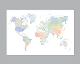 World Map of Seasonal Zones & Areas - Etsy