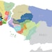 Istanbul Districts Map, PRINTABLE Türkiye Istanbul, Modern Home Decor # ...