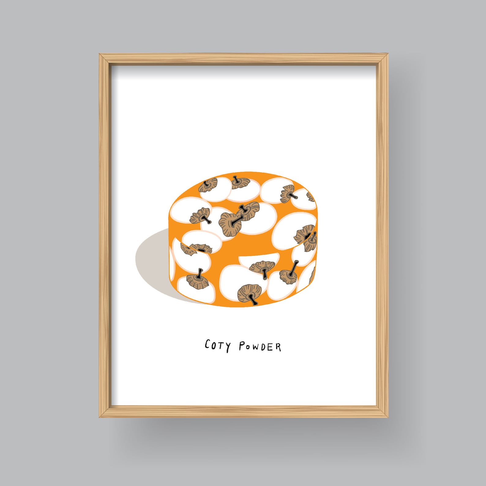 Coty Powder Box, PRINTABLE Coty Powder Wall Art Modern Home Decor Wall ...