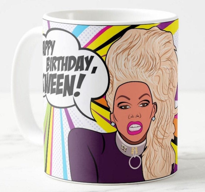 Rupaul's Drag Race Happy Birthday Kween Inspired Coffee - Etsy