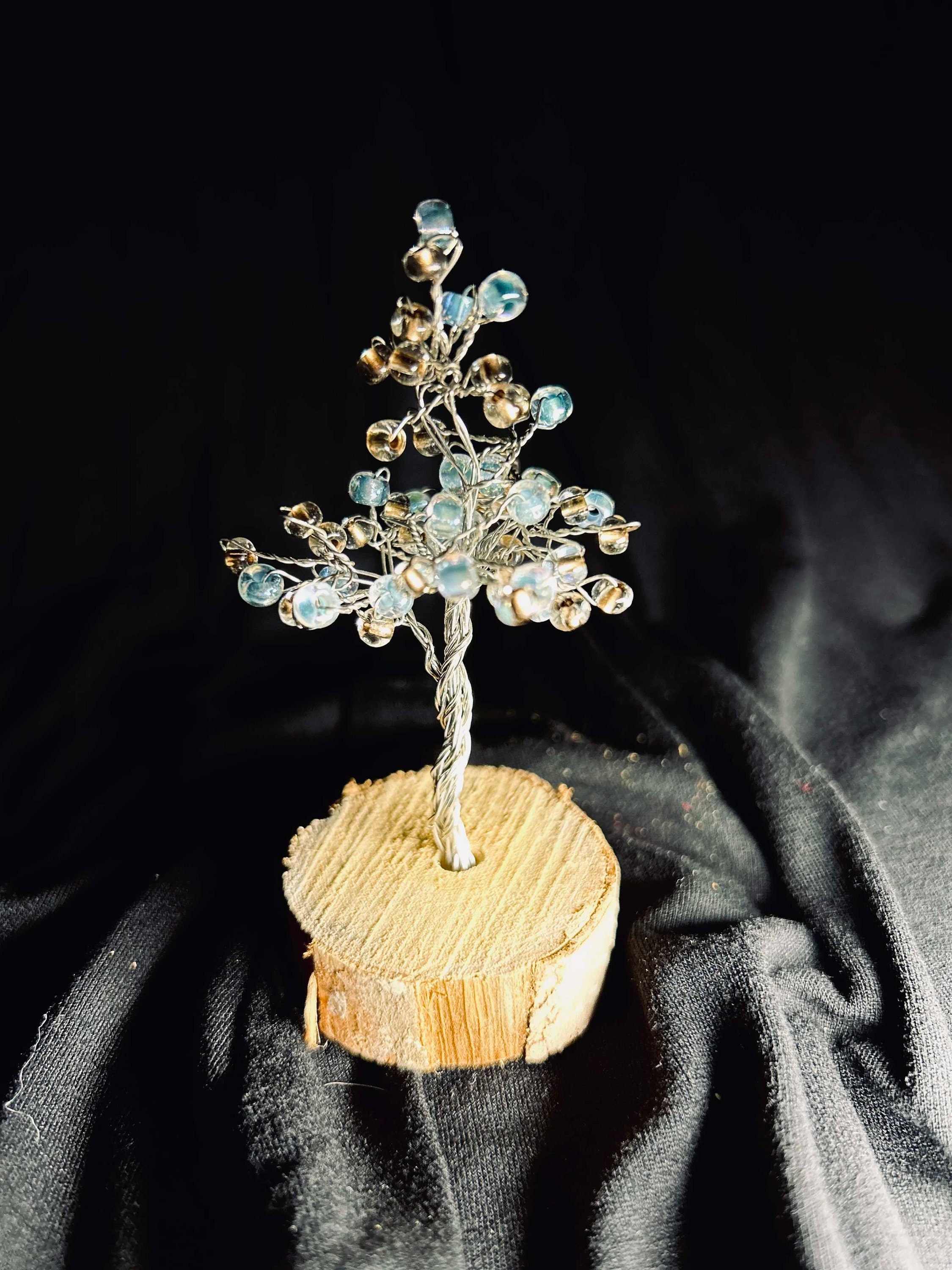 Mini Beaded Wire-wrapped Sakura Tree, Handmade Gift - Etsy