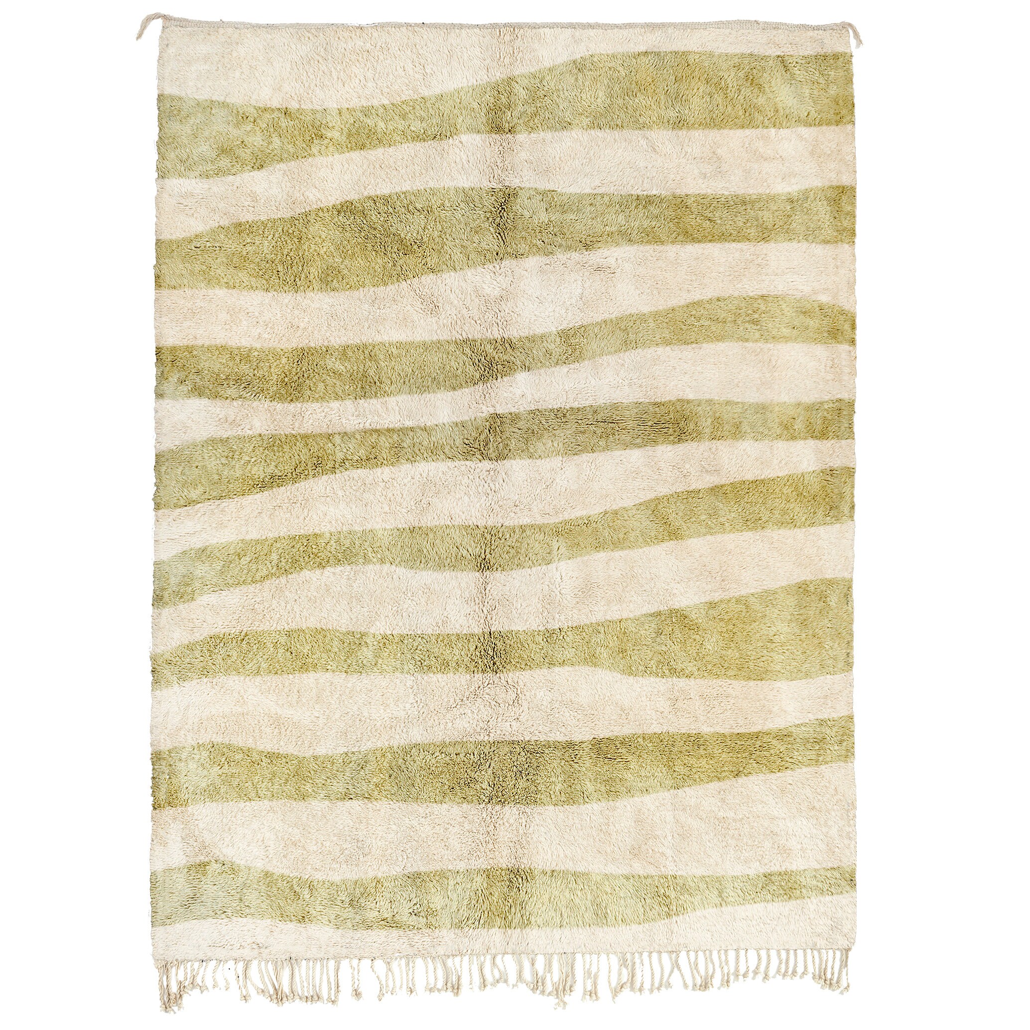 Green Beni ourain rug Modern Moroccan Rug custom W-40_GR-14 | Etsy