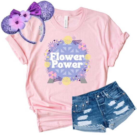 Flower Power EPCOT Ball T-shirt | Etsy
