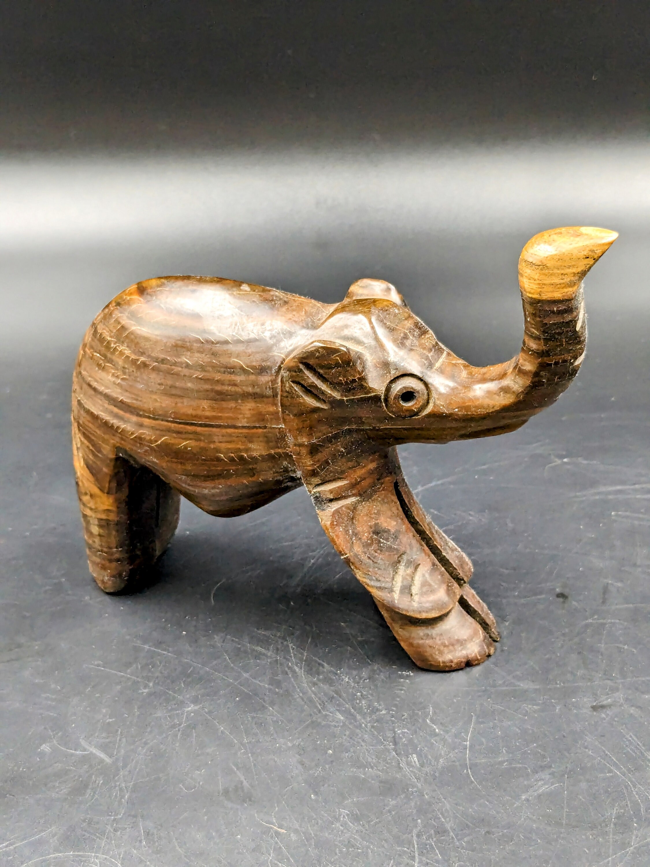 Handcrafted Hand Carved Wood Elephant Figurine - Etsy