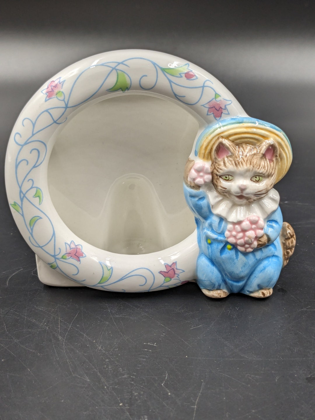 1988 Schmid Tom Kitten Picture Frame Vintage Porcelain Beatrix Potter ...