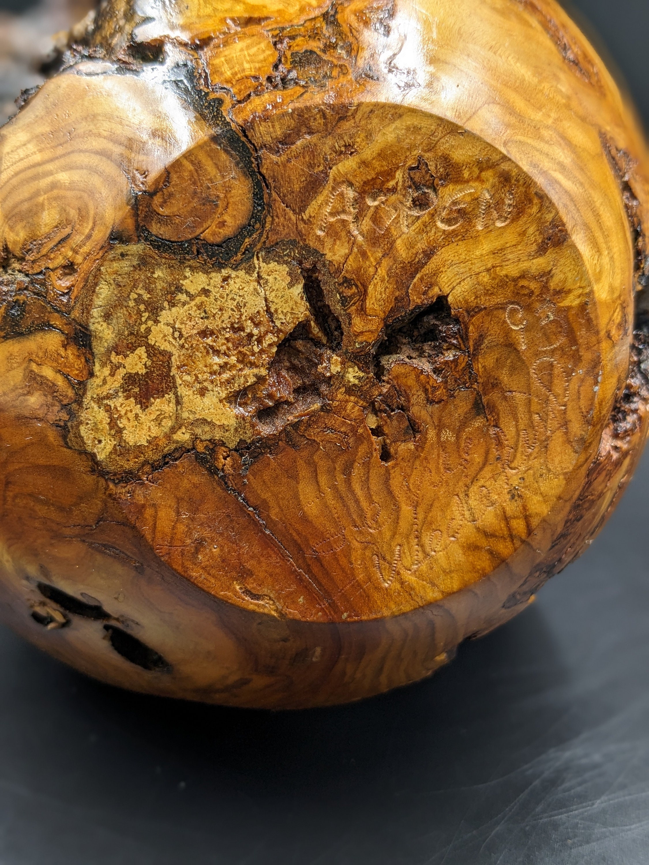 1993 Jerry Wedekin Aspen Turned Wood Vase Signed - Etsy