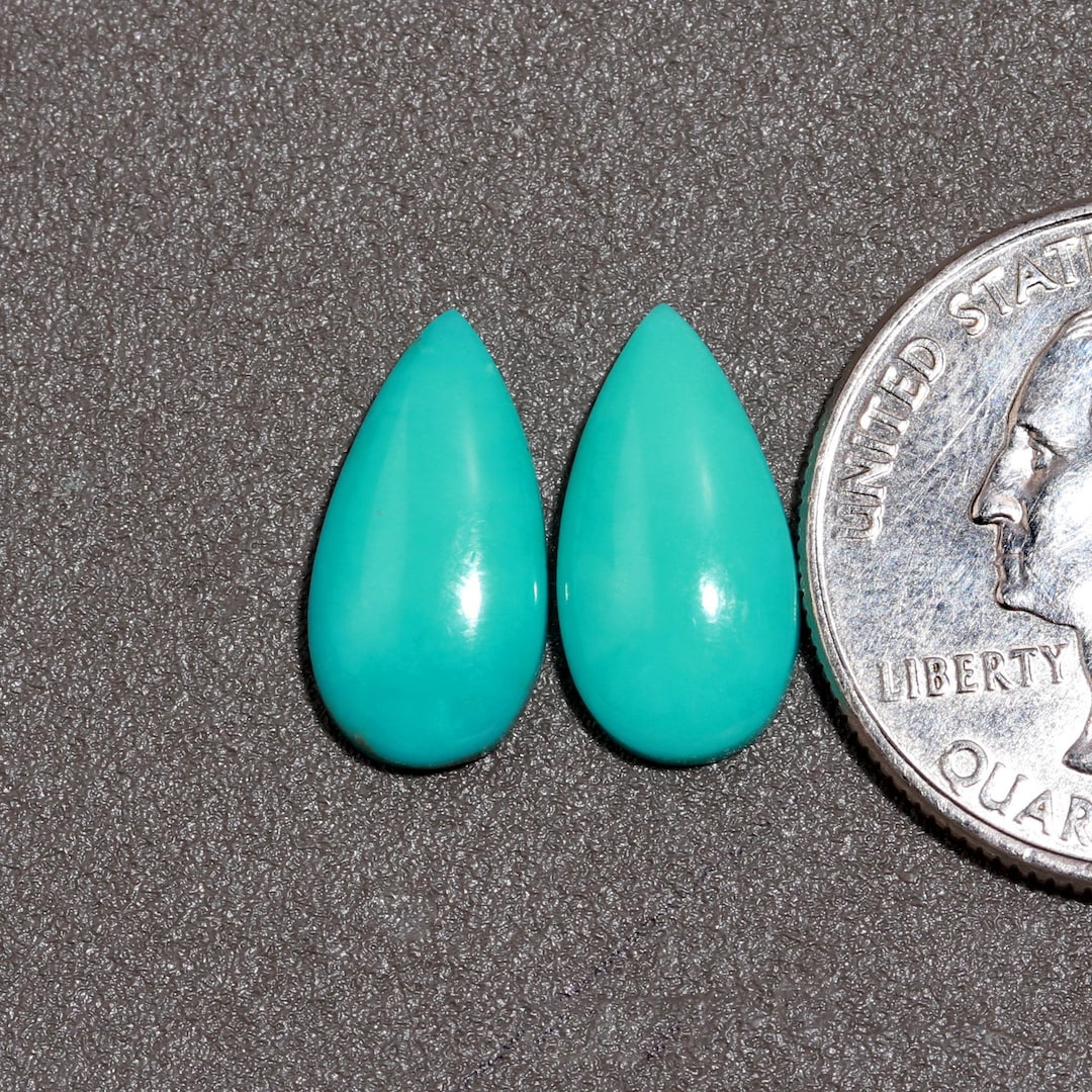 AAA Quality Sleeping Beauty Arizona Turquoise Cabochon Pair - Etsy