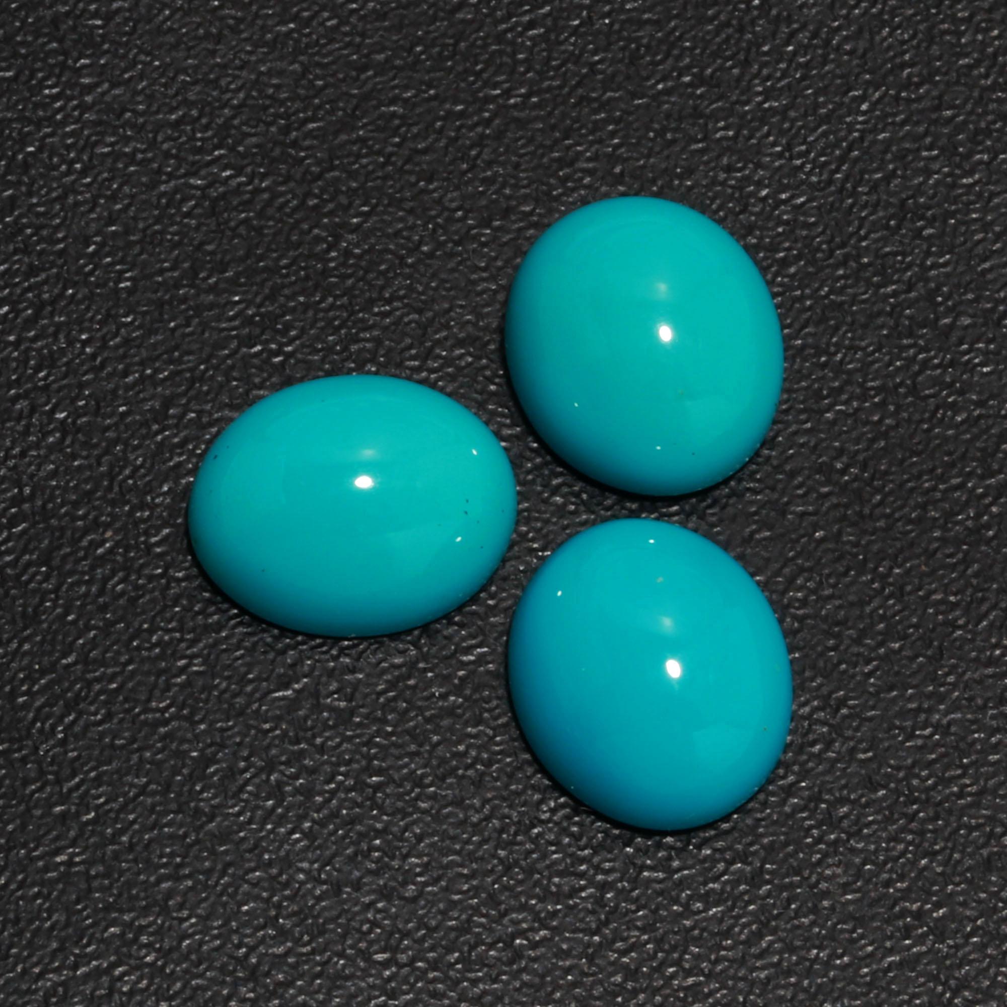 3 Pcs Set, Arizona Sleeping Beauty Turquoise Cabochons, AAA Grade ...