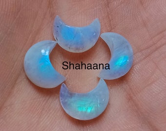 8 Mm TO 30 Mm Rainbow Moonstone Natural Crescent Moon Shape - Etsy
