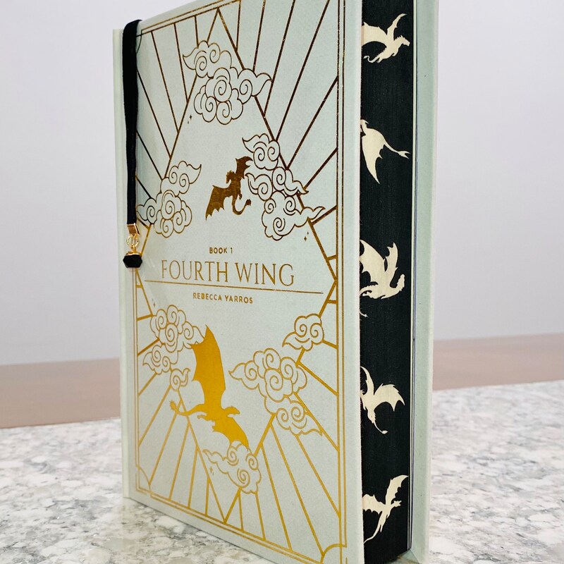 Fourth Wing Book Sprayed Edge - Etsy