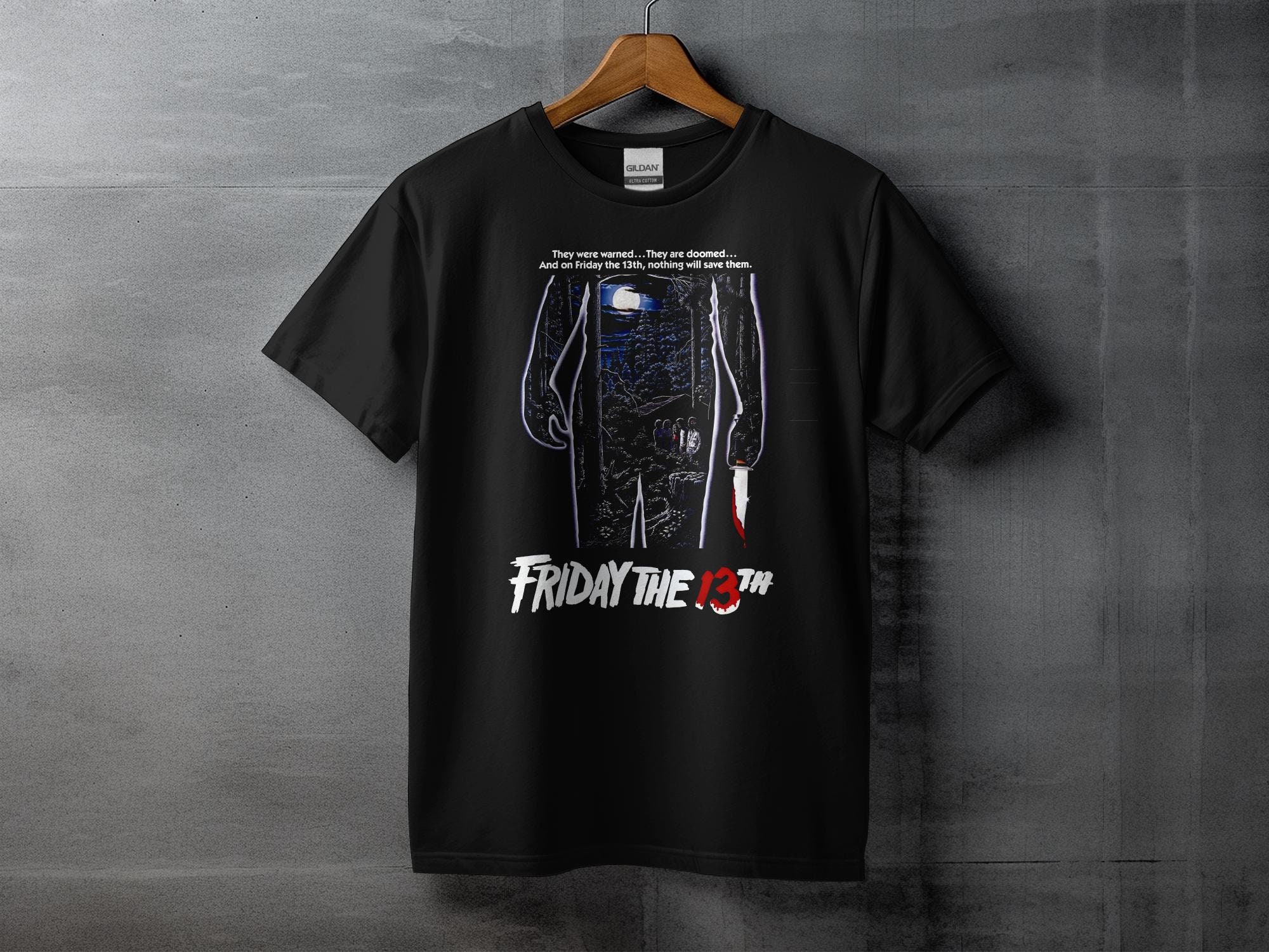 Friday the 13th T-shirt PNG, Friday the 13th Shirt, Horror Movie Shirt ...