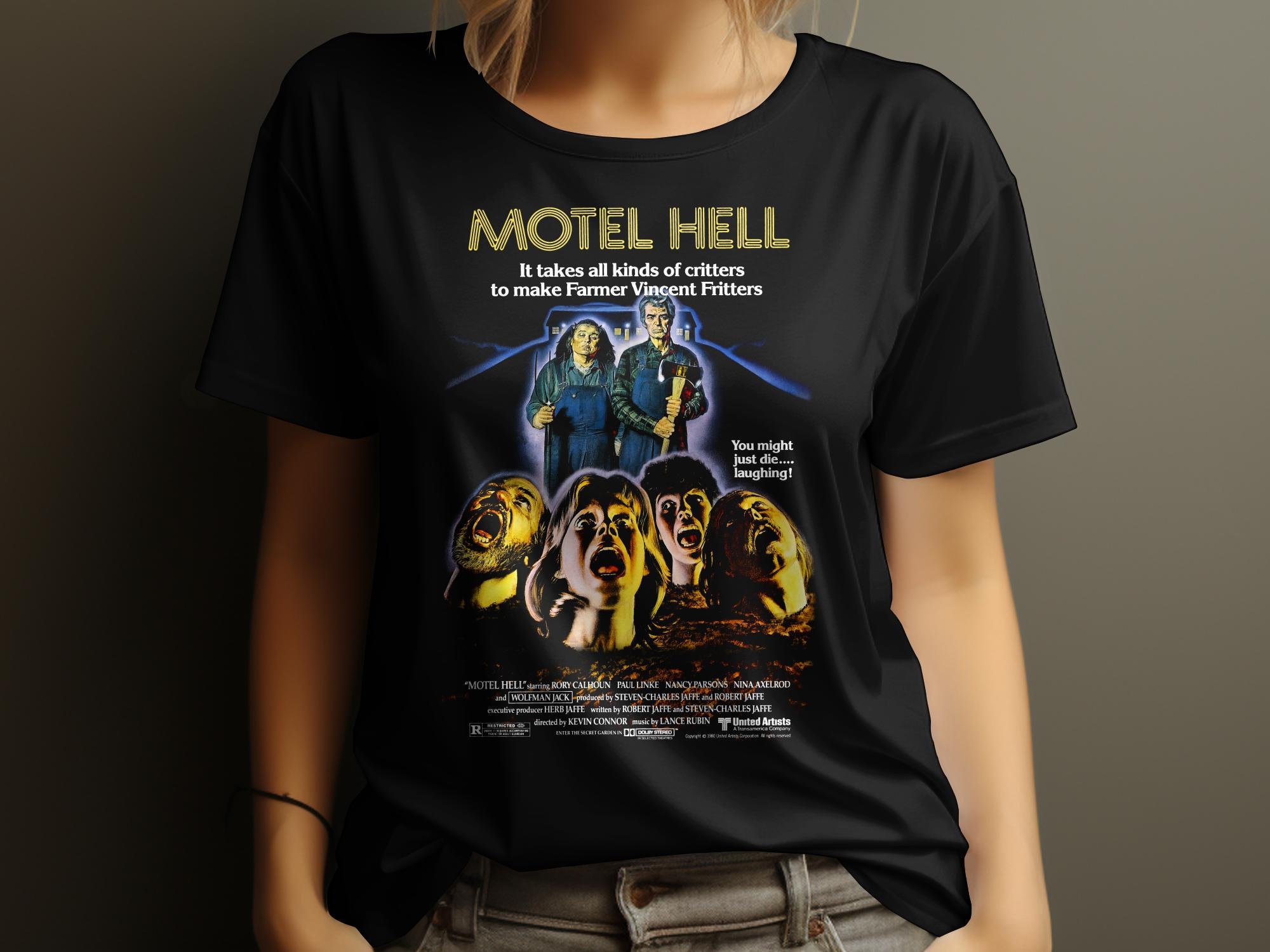 Motel Hell T-shirt PNG, Horror Movie Shirt, Halloween Shirt, Funny ...