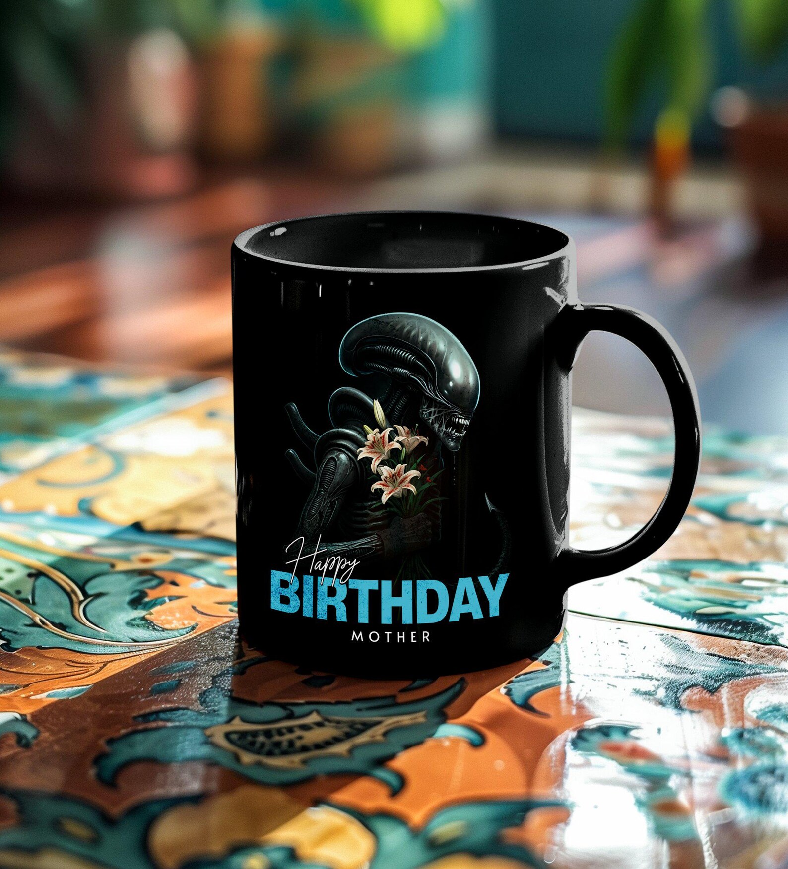 Alien Xenomorph Happy Birthday Mother PNG - Alien Birthday Clipart ...