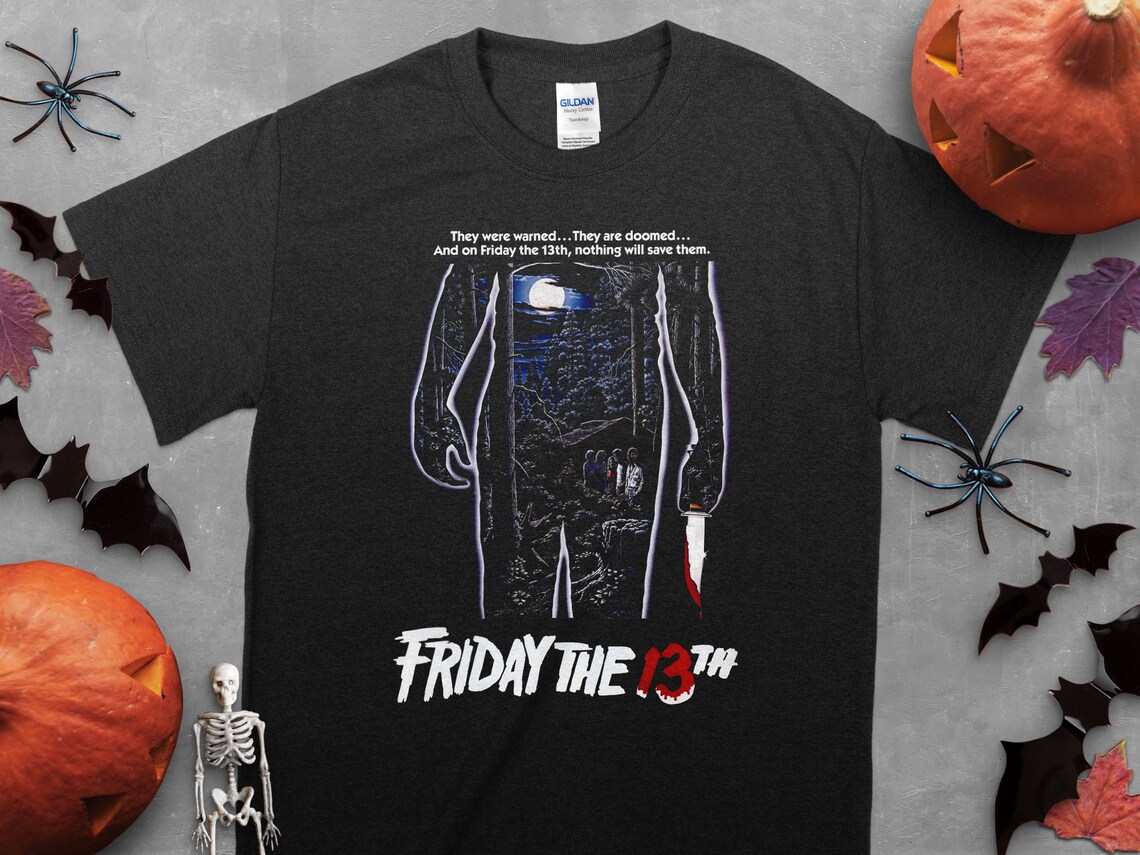 Friday the 13th T-shirt PNG, Friday the 13th Shirt, Horror Movie Shirt ...