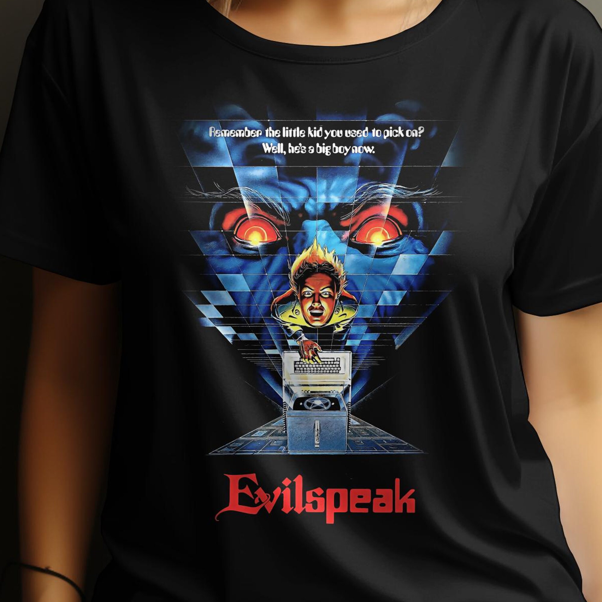 Evil Speak T-shirt PNG, Skull T-shirt PNG, Punk T-shirt PNG, Anti ...