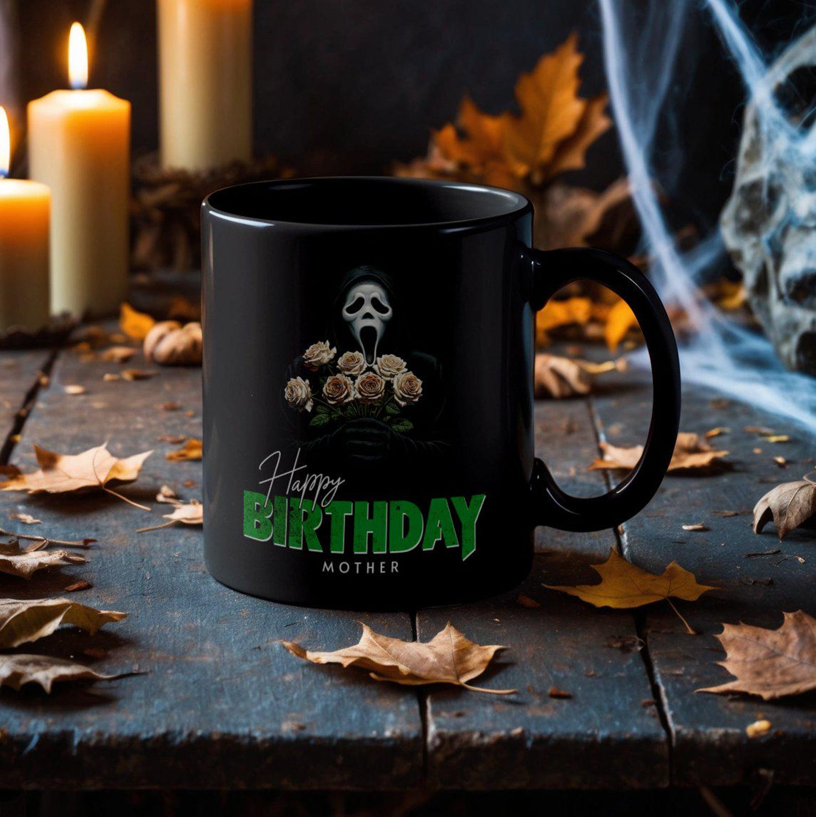 Ghostface Happy Birthdays Mother PNG - Scream Birthday PNG - Ghostface ...