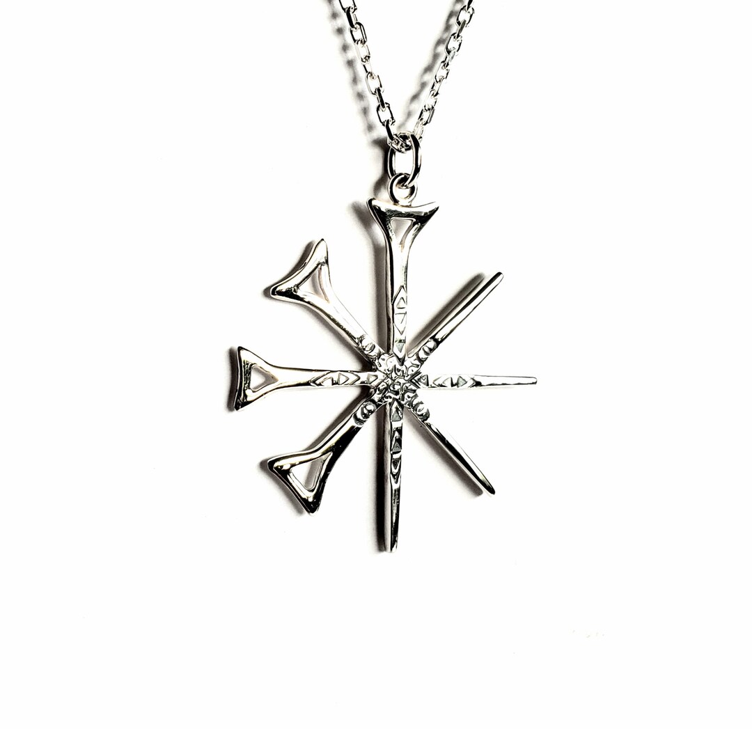 Hallmarked Sterling Silver Anu Symbol Pendant on 18 Sterling Silver ...